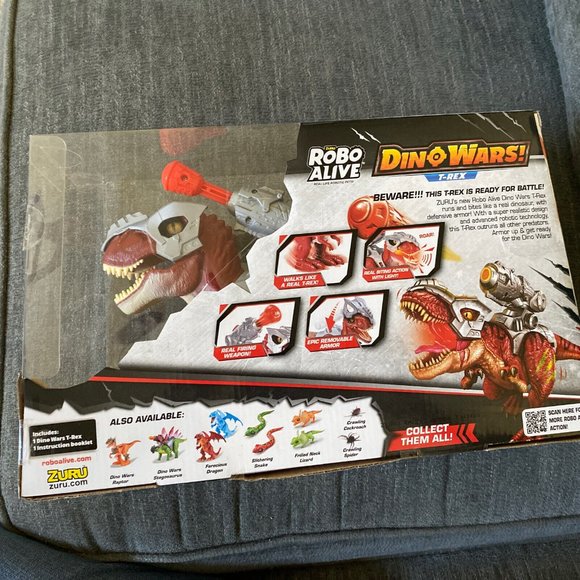 Zuru | Toys | Zuru Robo Alive Dino Wars Raptor Dinosaur Reallife ...
